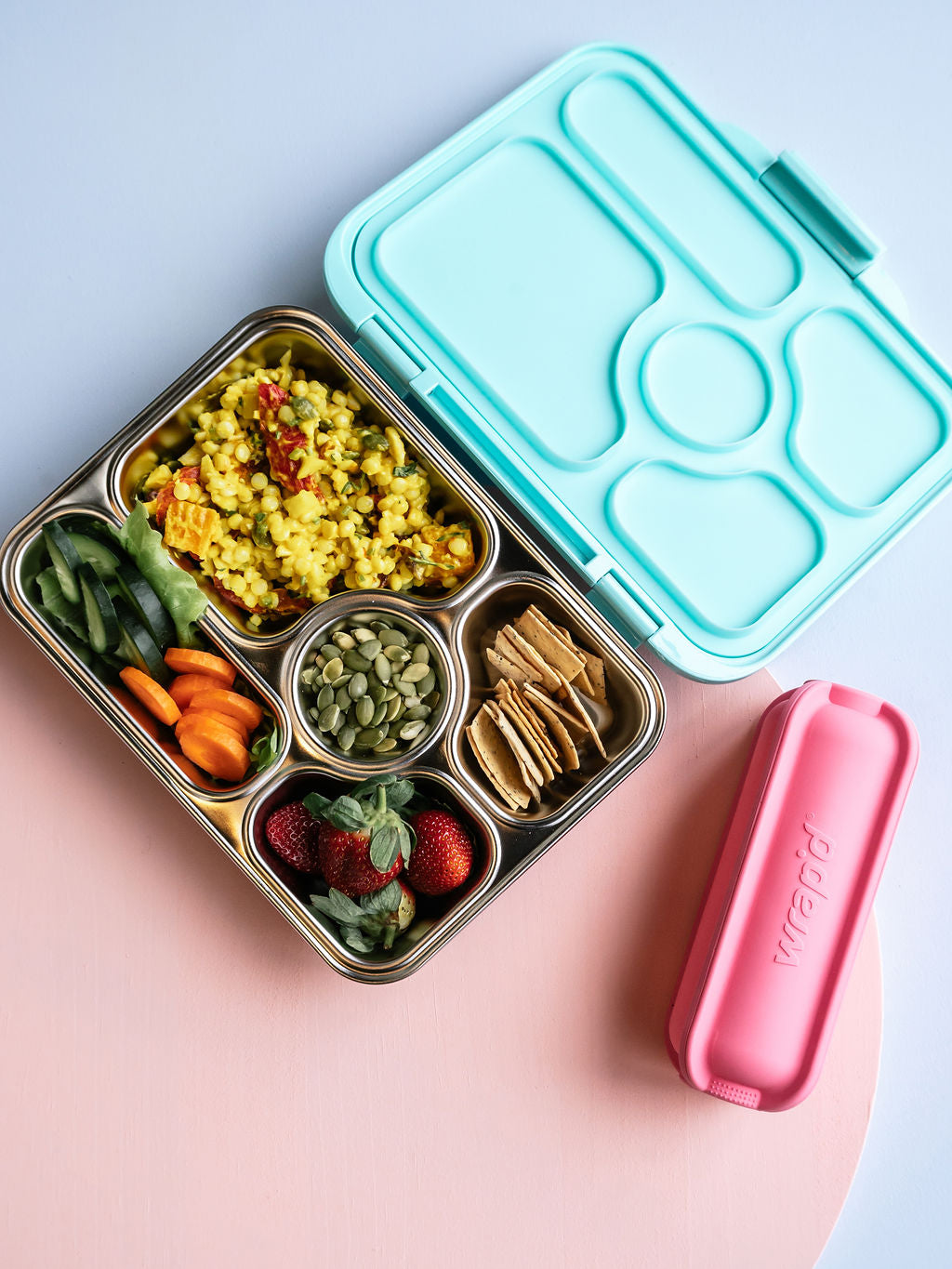 Wrap’d — Silicone Wrap Holder — Mini Hippo