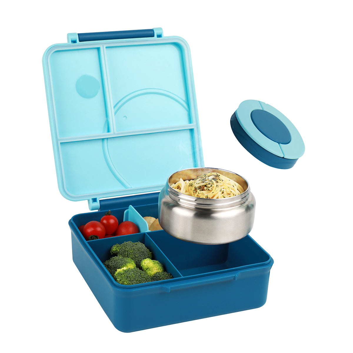 Thermo Bento Box - Leakproof Box and Insulated Jar Keeps food Hot ...