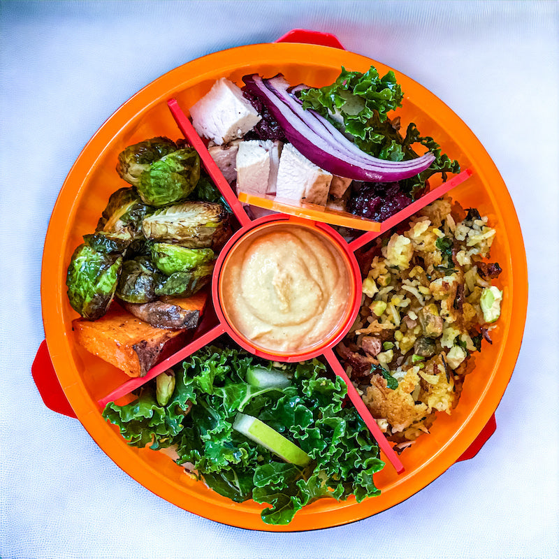 Yumbox Poke Bowl - Leakproof divided salad bowl - Mix when ready – Mini ...